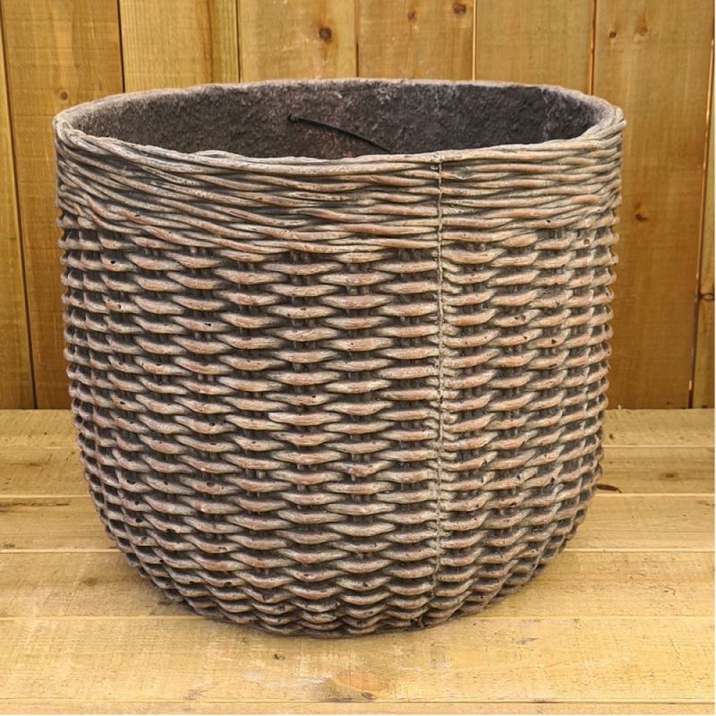 38cm Weave Pot – Busy Bee Garden Centre