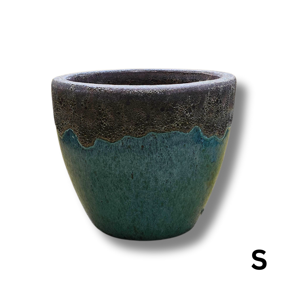 Sml Bubbe Atlantic Aqua Planter – Busy Bee Garden Centre