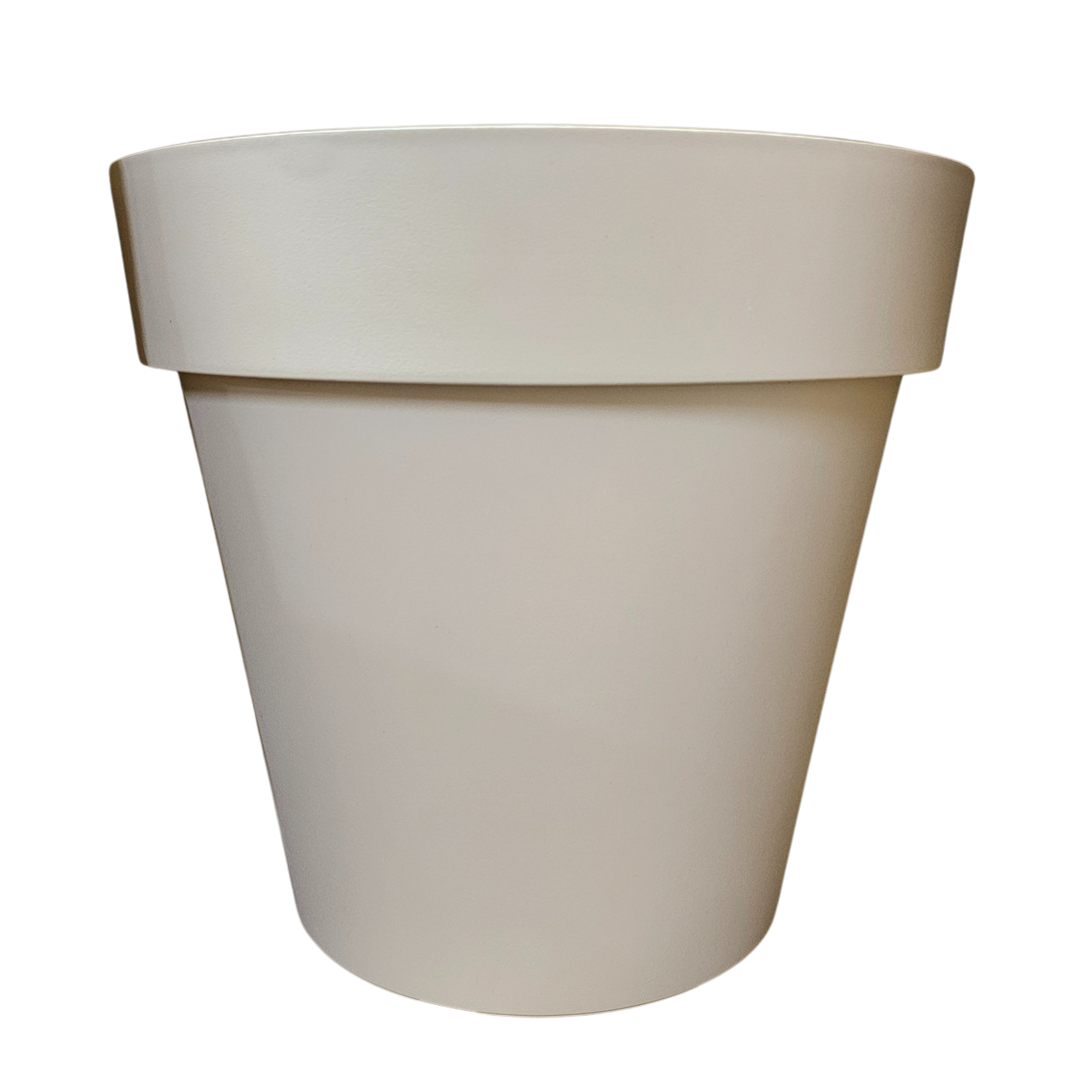 Cleo Planter D40cm Oat With Wheels – Busy Bee Garden Centre